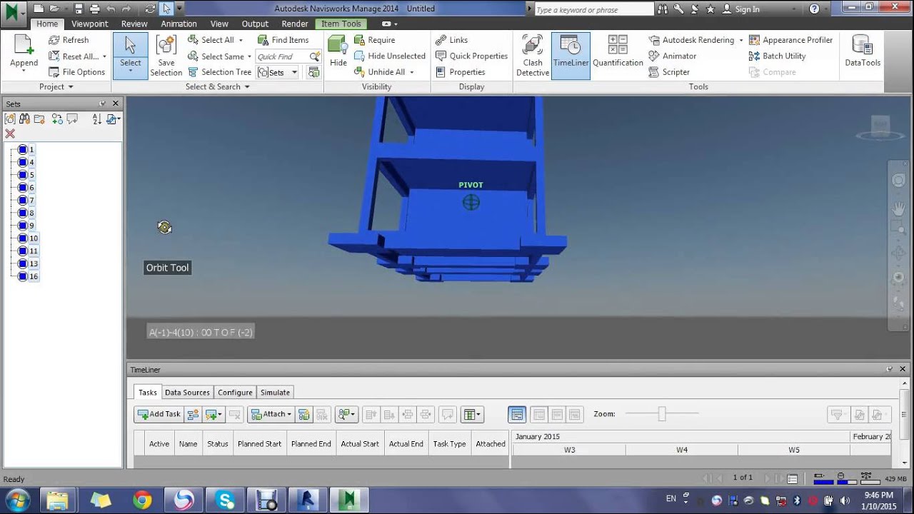 Revit structure 4 4D simulation - YouTube