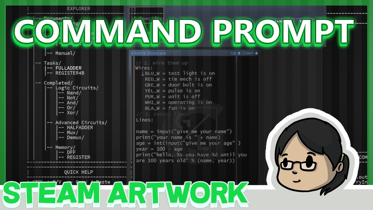 Command Prompt | Steam Artwork Preview - YouTube
