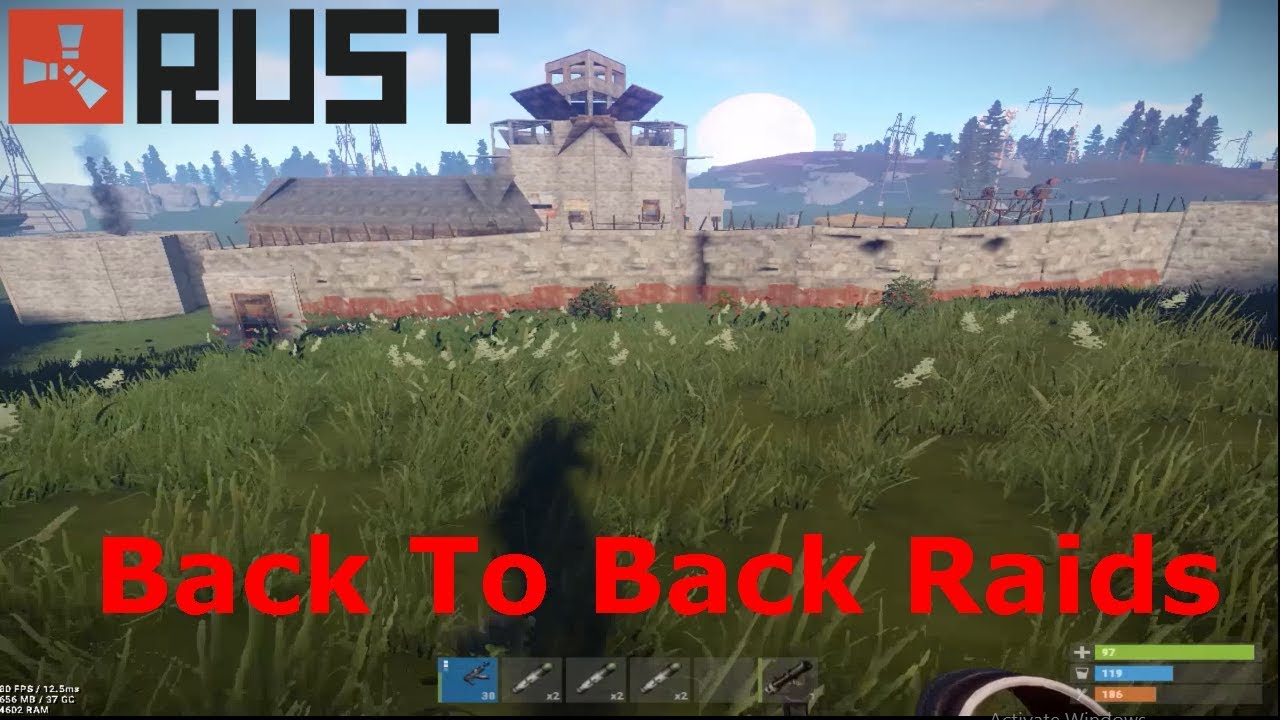 Rust Clan Wars - Raiding Two Bases In A Row - YouTube