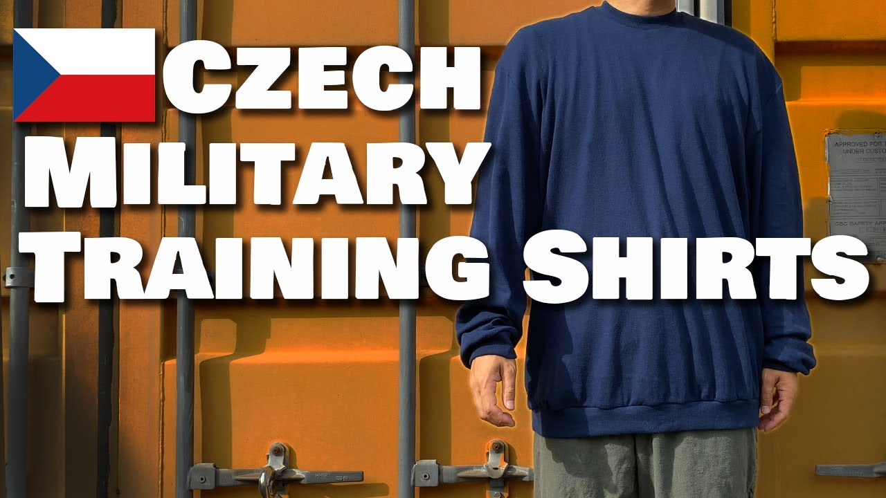 【チェコ軍】Czech Military Training Shirts スウェットの様なロンTee - YouTube