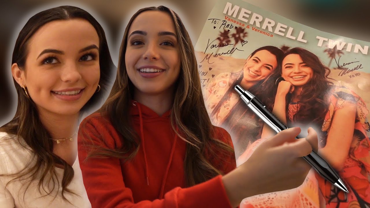 we got posters signed by the Merrell Twins! ️ ️ - YouTube