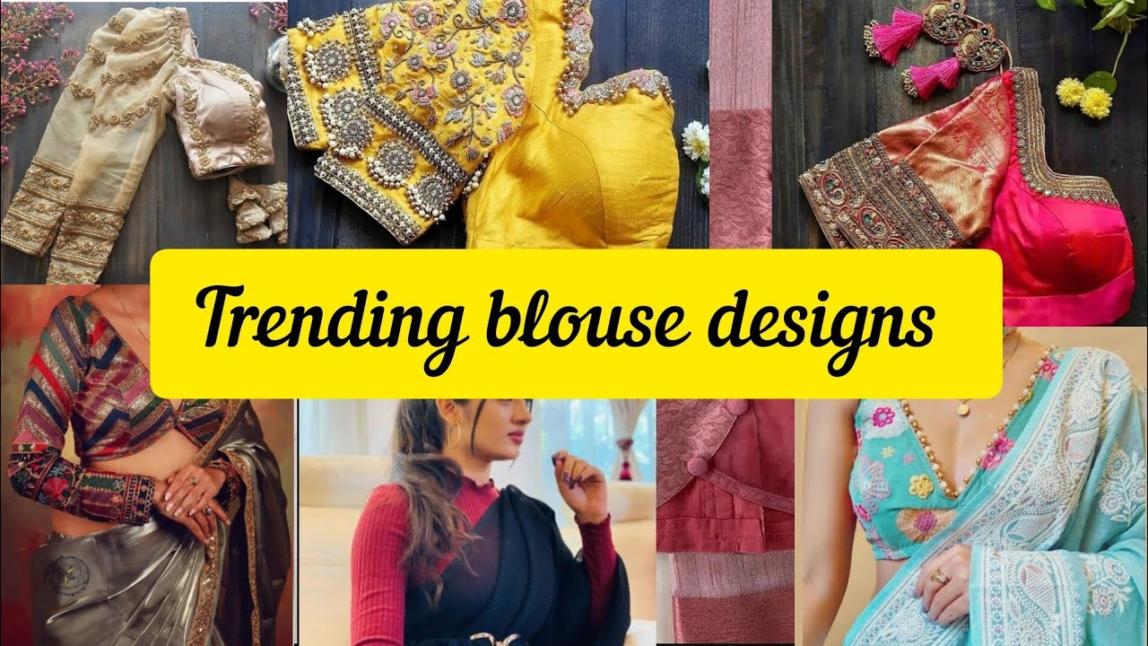 trending blouse designs||simple blouse designs||blouse sleeves design ...