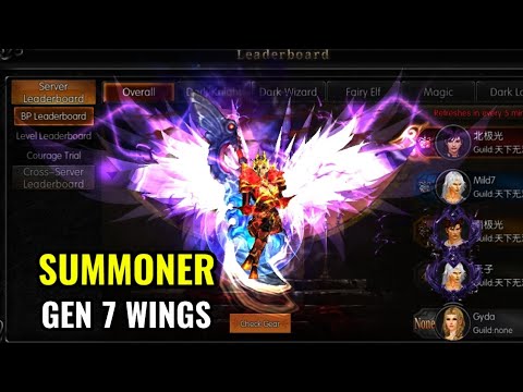 MU MONARCH SEA | TOP 1 PLAYER WITH SUMMONER GEN 7 WINGS UPDATE - YouTube