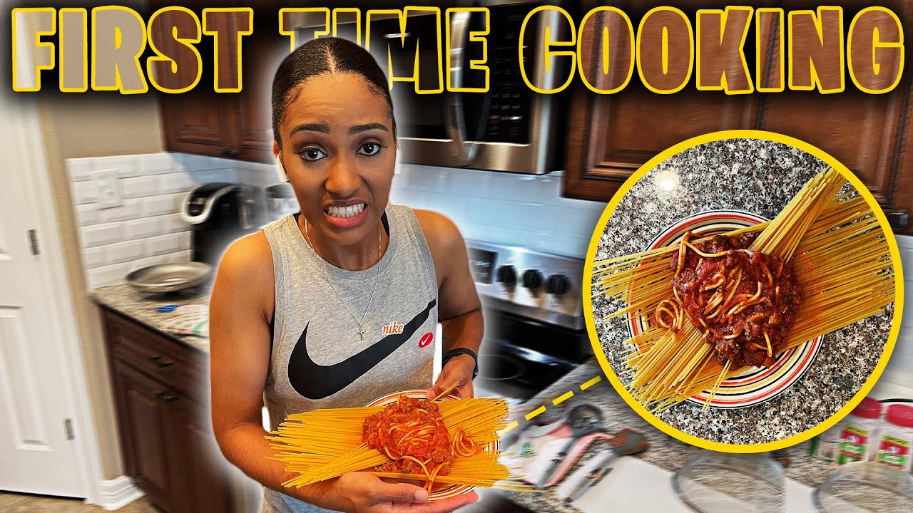 FIRST TIME COOKING: Spaghetti | **BAD Idea** - YouTube
