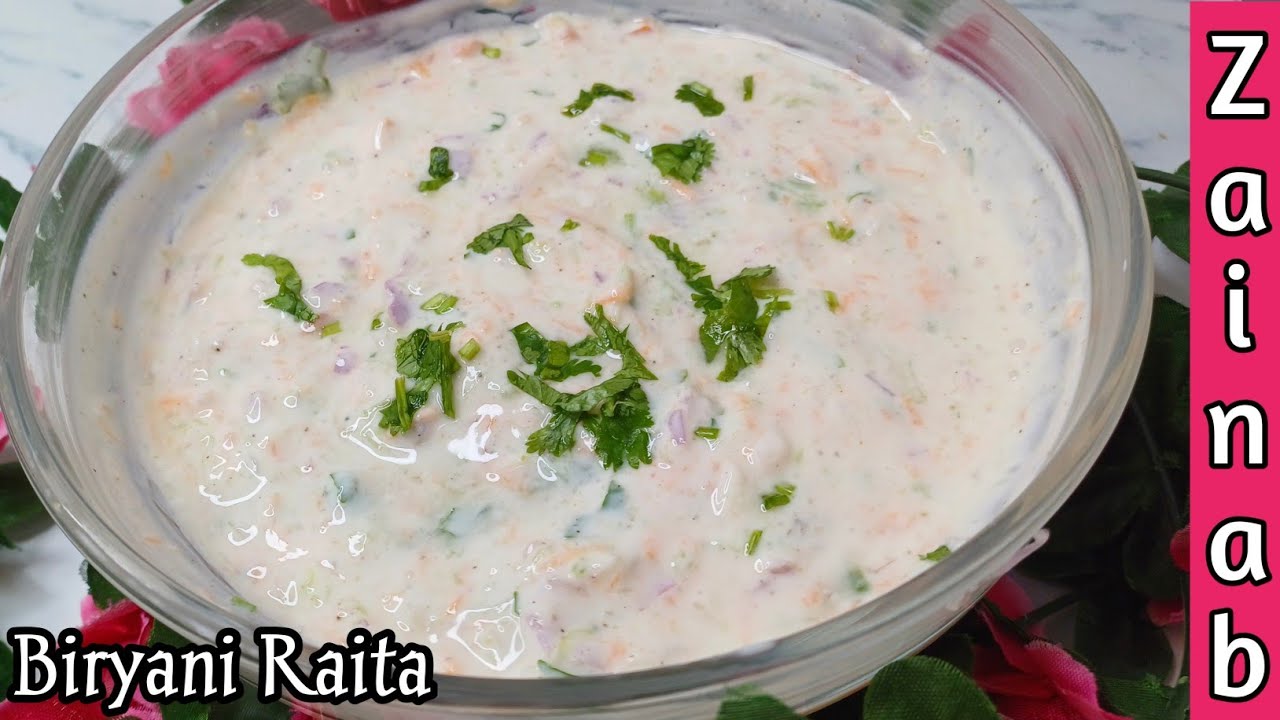 Biryani Raita/Raita for Biryani/ Vegetable Raita/ cucumber onion tomato ...