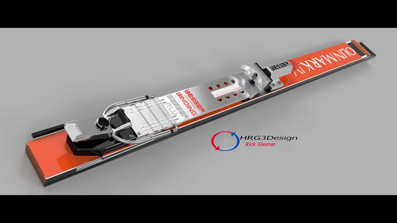 Besser Alu Comp Ski Binding System - YouTube