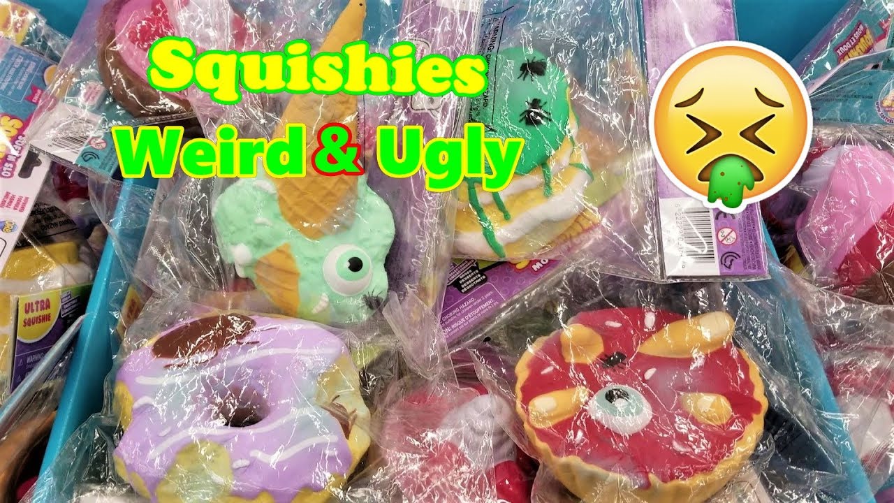 Weird & Ugly Squishies ToyHunt | New Scary Squishies at Walmart - YouTube