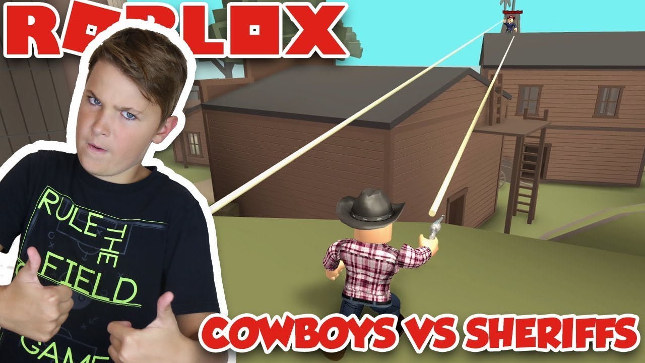 COWBOYS VS SHERIFFS in ROBLOX WILD REVOLVERS - YouTube