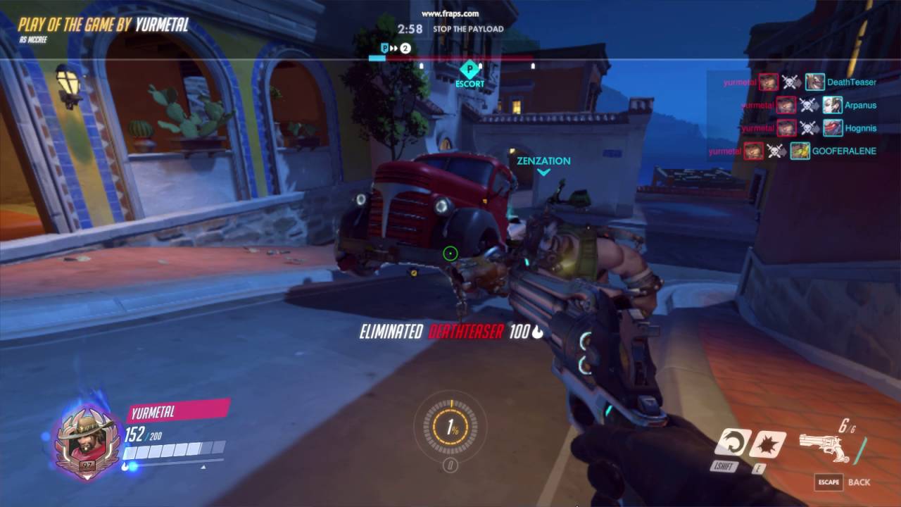 Overwatch - Mccree Ultimate - YouTube