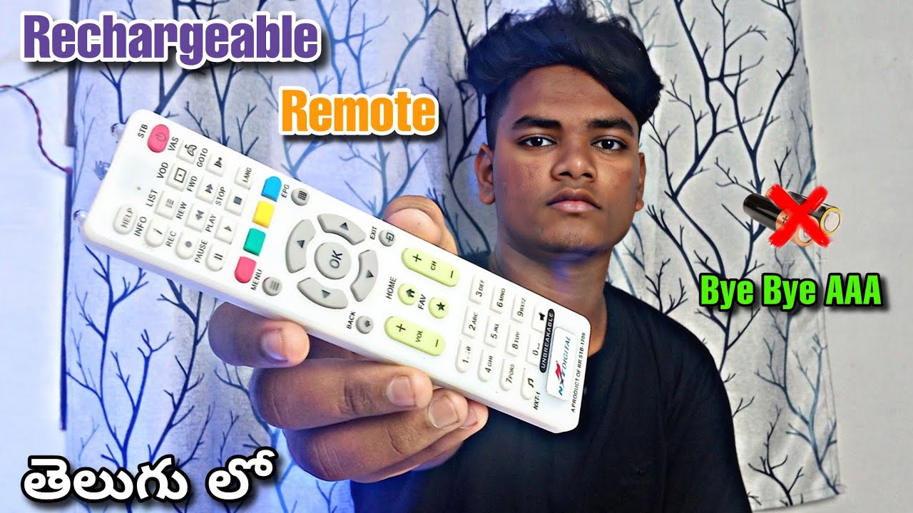Converting Normal TV Remote Into Rechargeable TV Remote | tv remote ...