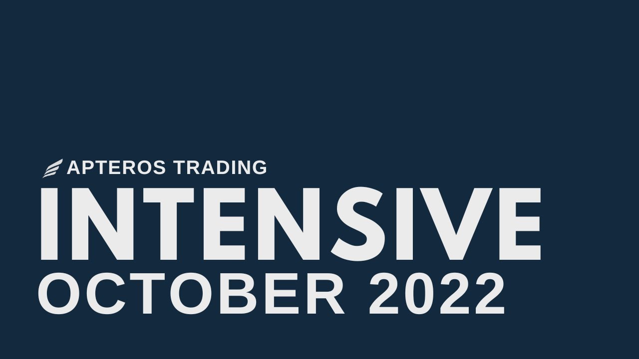 Intensive October 2022 | Apteros Trading - YouTube