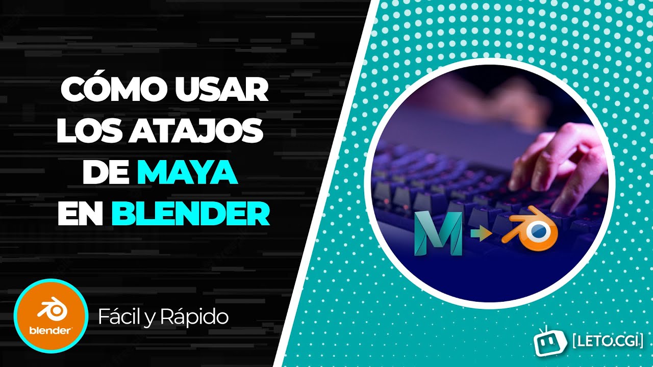 Cómo usar los atajos del teclado de Maya en Blender - YouTube