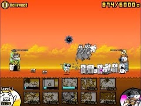 BATTLE CATS -HOLLYWOOD -INTO THE FUTURE CH -3 CYBORG CAT EASY WIN - YouTube
