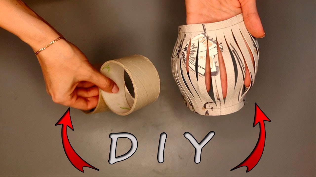 AMAZING CARDBOARD TUBES AND WALLPAPER IDEA DIY Crafts YouTube amazing-cardboard-tubes-and-wallpaper-idea-diy-crafts-youtube