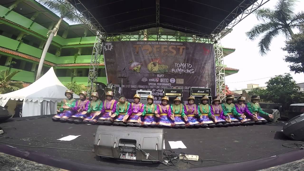 Saman SMAN 31 JAKARTA (Tranceto) at Tofest - YouTube