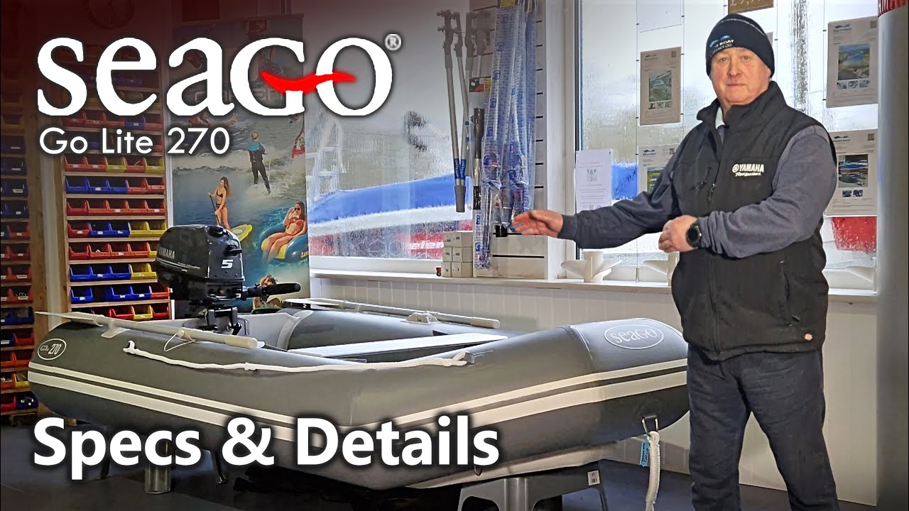 Seago Go Lite 270 with a Yamaha 5hp Outboard | Details & Features 4K ...
