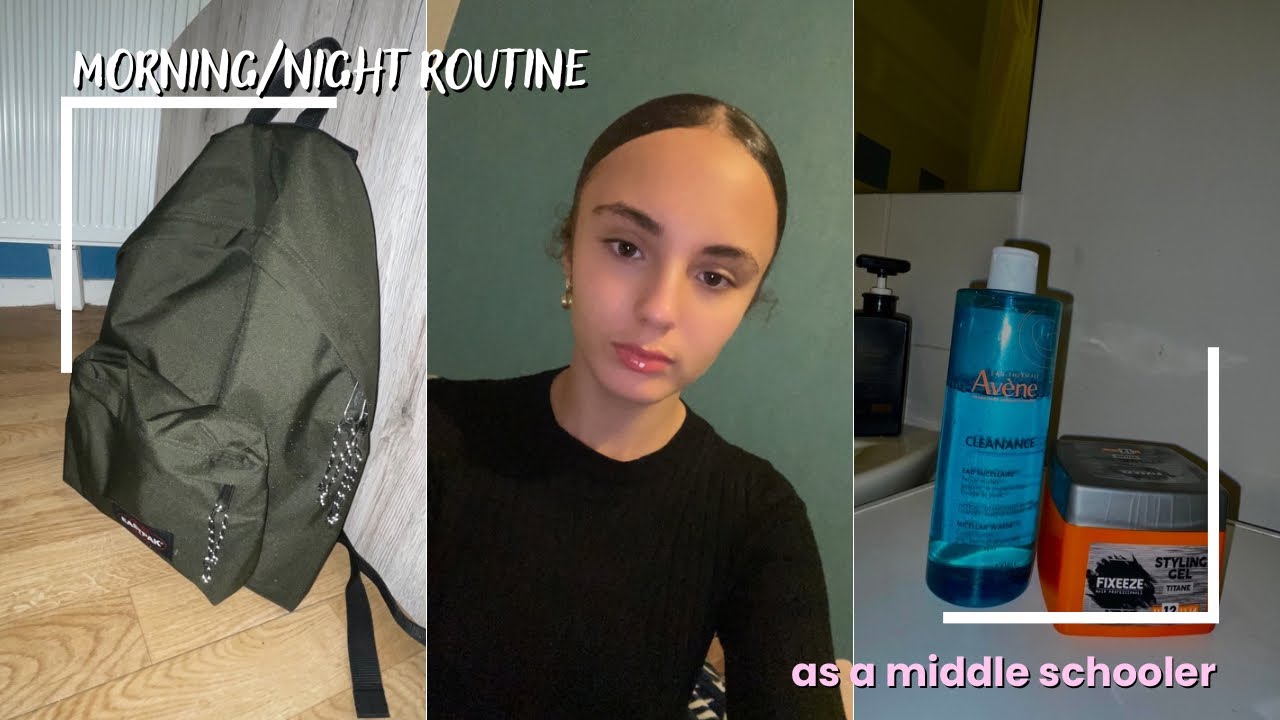 MORNING / NIGHT ROUTINE (as a middle schooler) - YouTube
