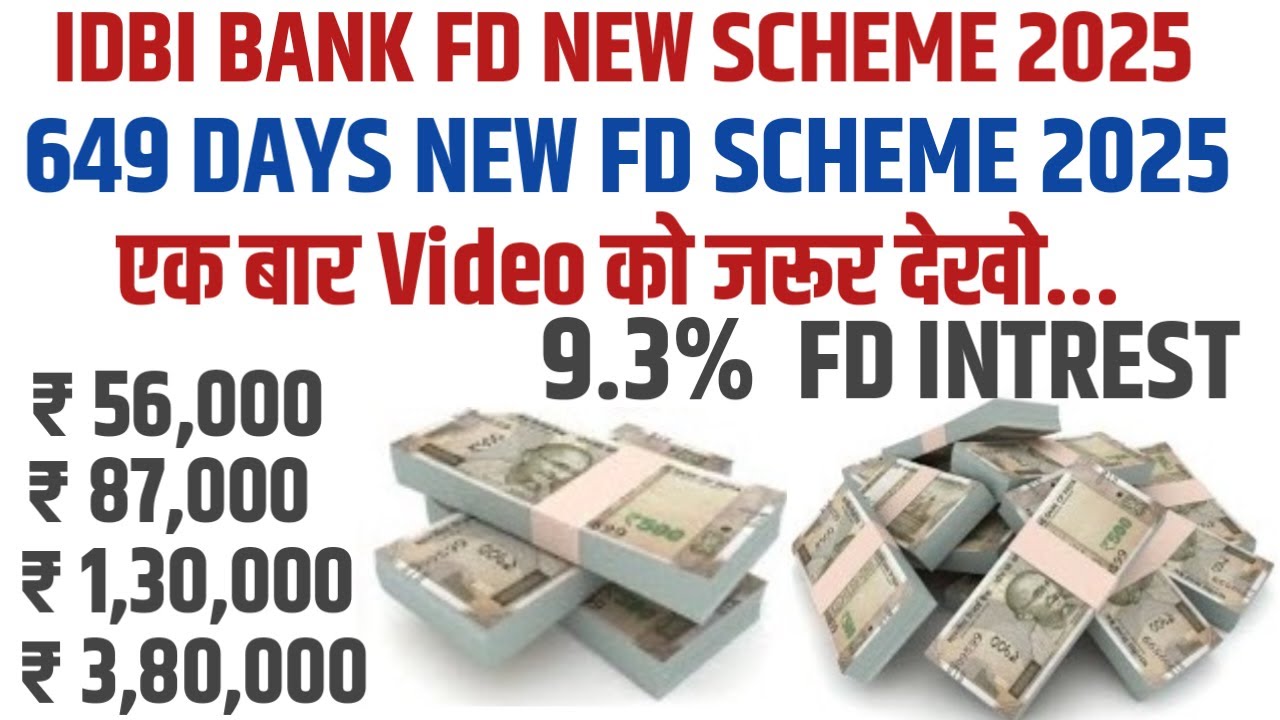 IDBI Bank fixed deposit scheme 2025 | IDBI Bank FD interest rate 2025 ...