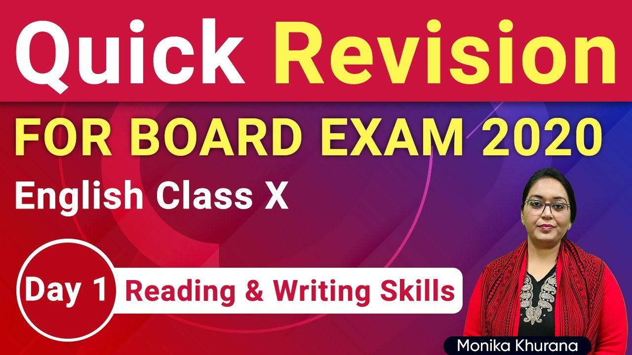 Board Exam Preparation English Class 10 Reading Skills And Writing board-exam-preparation-english-class-10-reading-skills-and-writing
