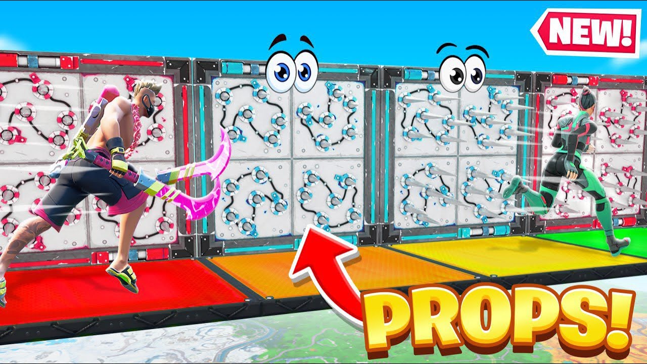 ONLY *PROPS* Can WIN TROLL Deathrun FOR LOOT (Fortnite) - YouTube