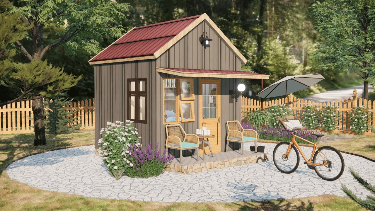 Dreamy !! Container Small Home | 3x3m (10x10ft) | Cozy & Affordable ...