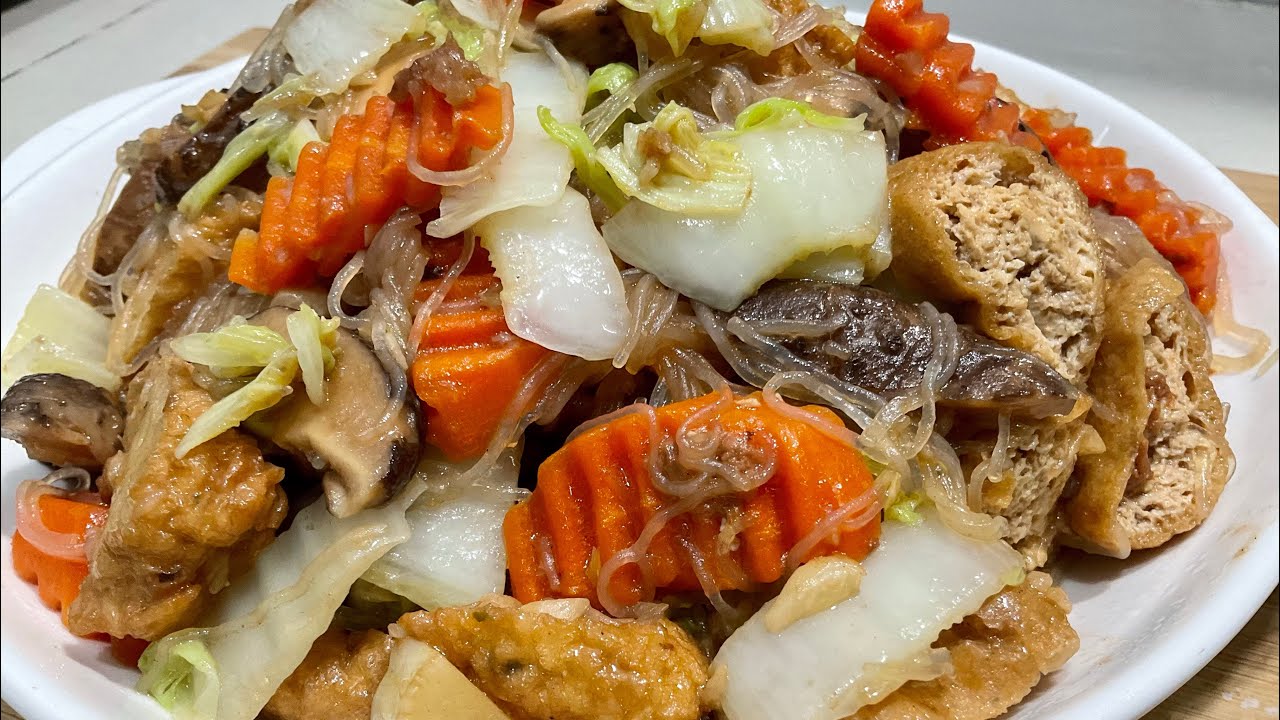 All time favourite Chap chye | How to cook mixed vegetables with glass ...