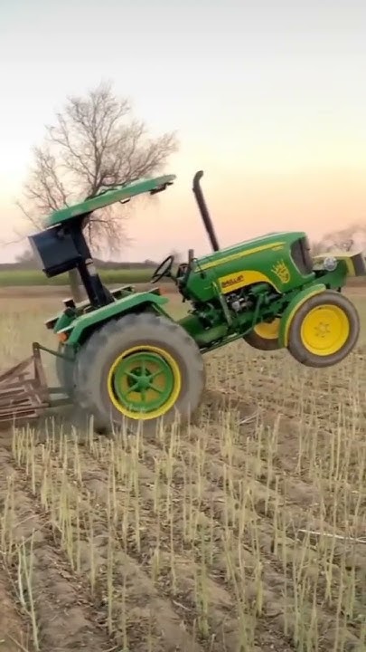 John Deere tractor 5050d जोन डियर ट्रैक्टर 5050d stunt Normal turbo engine optimization # ...