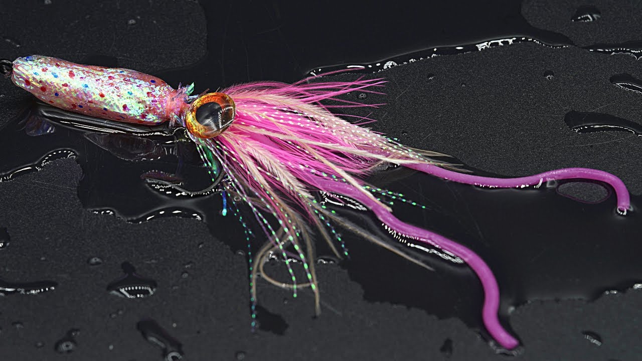 Making A Squid Lure - YouTube