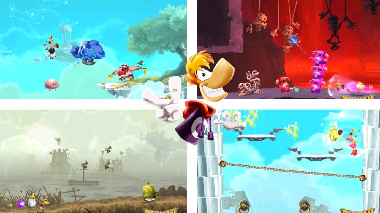 RAYMAN ADVENTURES IPAD GAME - Adventure 157 (Platform, Retro game play ...