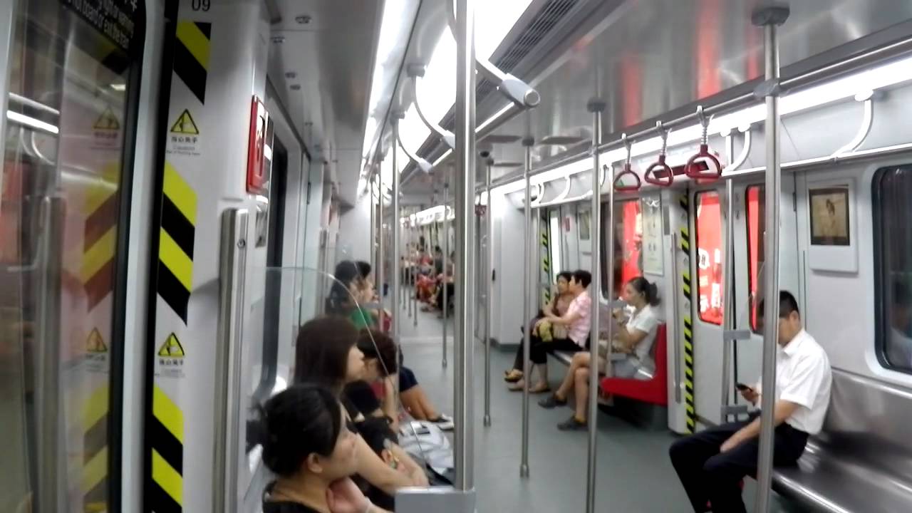 Guangzhou Metro Line 2 new train with new VVVF - YouTube