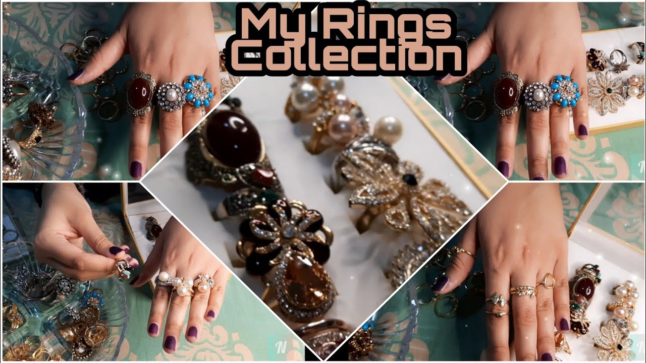 My Rings Collection|•|Rings Haul|• #rings #collection #haul - YouTube