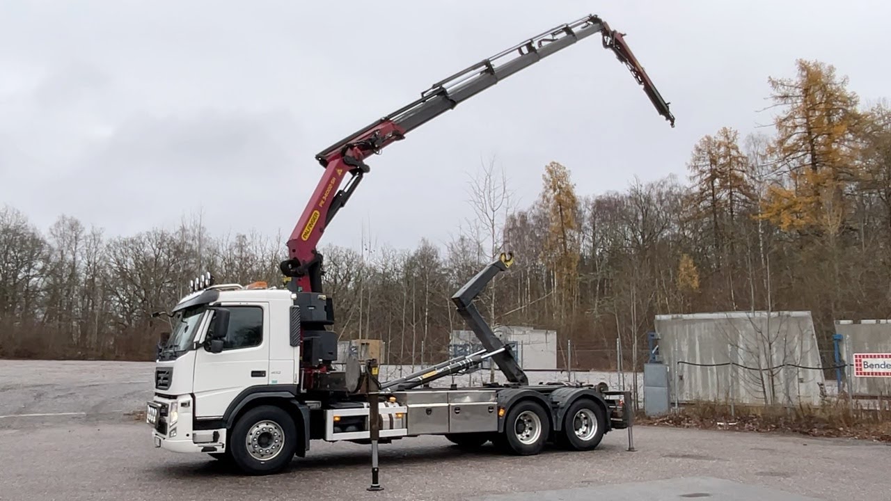Köp Kranväxlare Volvo FM 410 Palfinger PK 34002-SH med jib på Klaravik ...