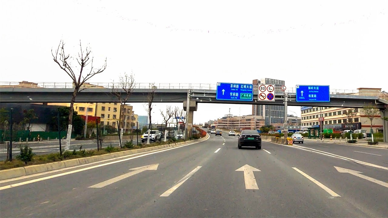 Relaxing Highway driving at AM|Sleep and Study|road noise|white noise ...