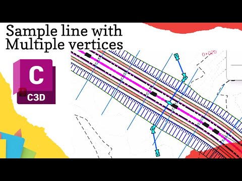Sample line with Multiple vertices - YouTube