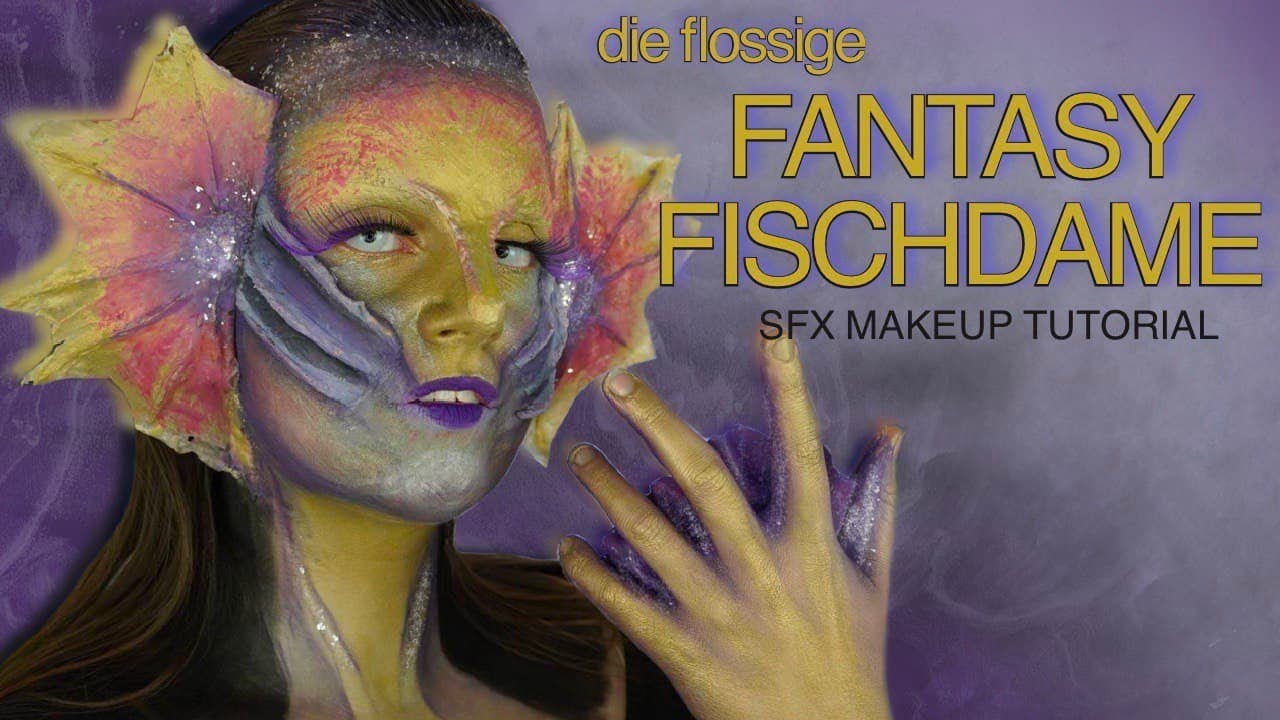 DIY SFX Fantasy Fisch Cosplay Tutorial | Latexpaste + Facecast ...