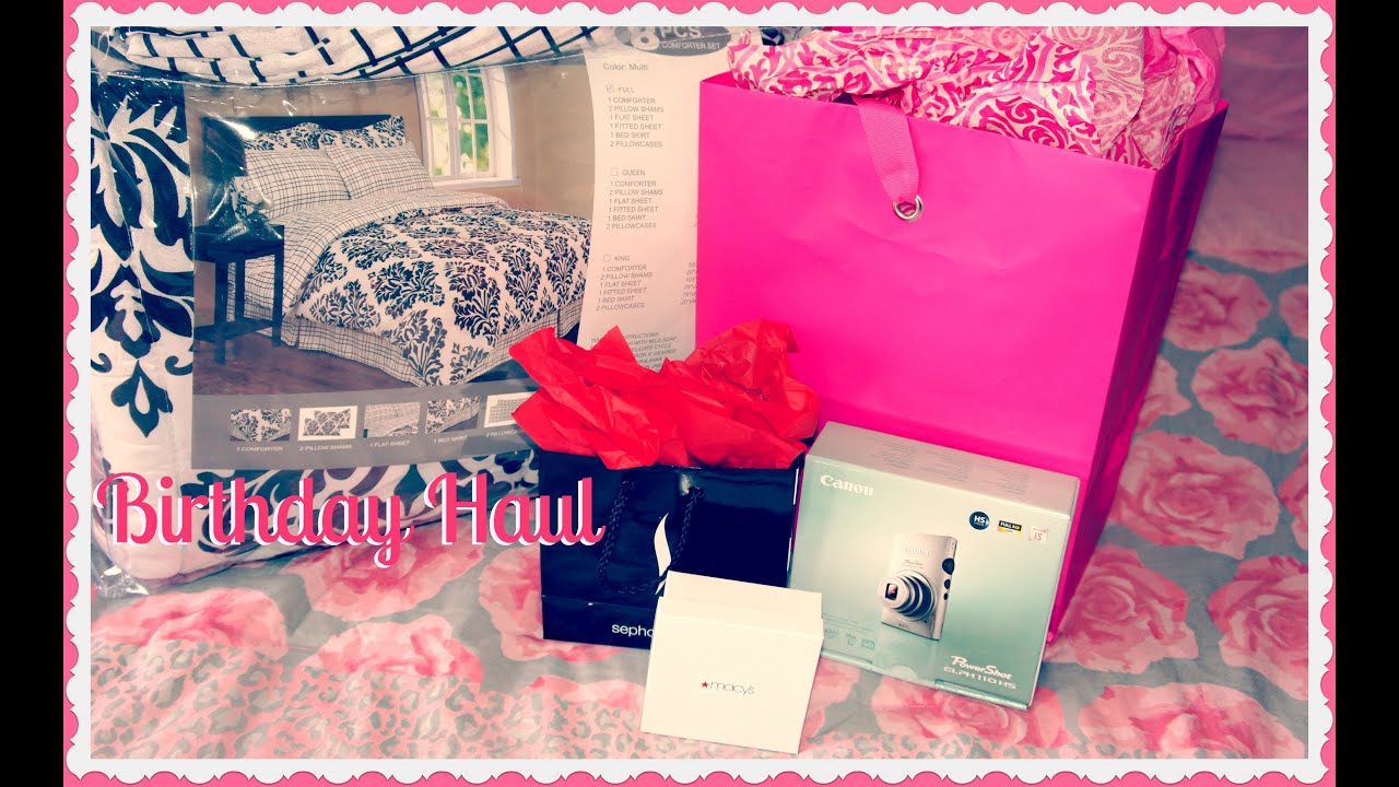 Birthday Haul - YouTube