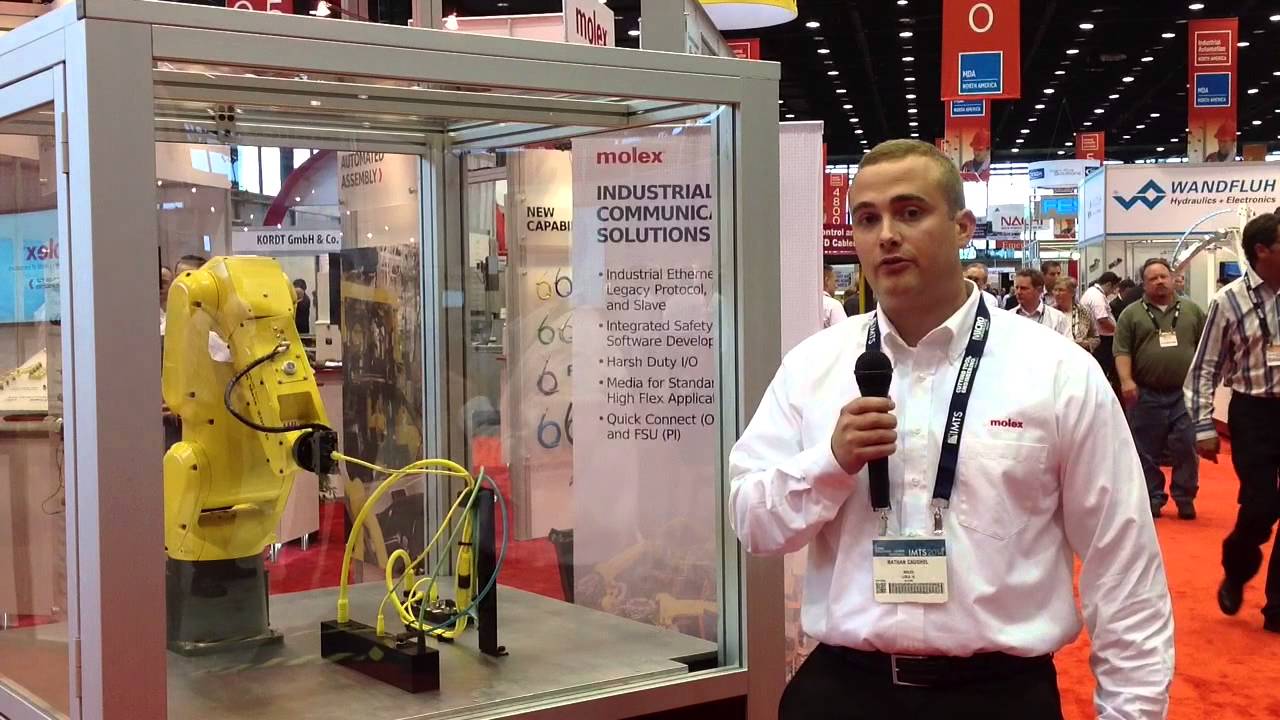 Molex - Robot Product Demo - IMTS 2014 - YouTube