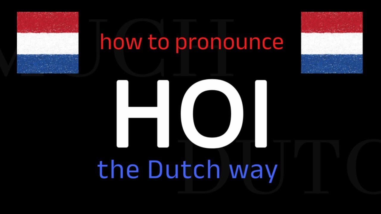 Learn How To Say HI in Dutch in Seconds! - YouTube