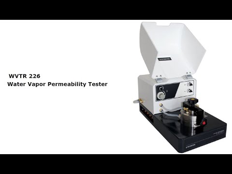 Water Vapor Transmission Rate Tester - WVTR 226 - YouTube