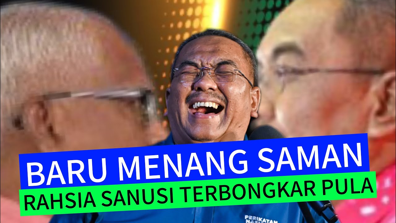 Baru menang saman, TIBA2 RAHSIA BESAR SANUSI TERBONGKAR - YouTube