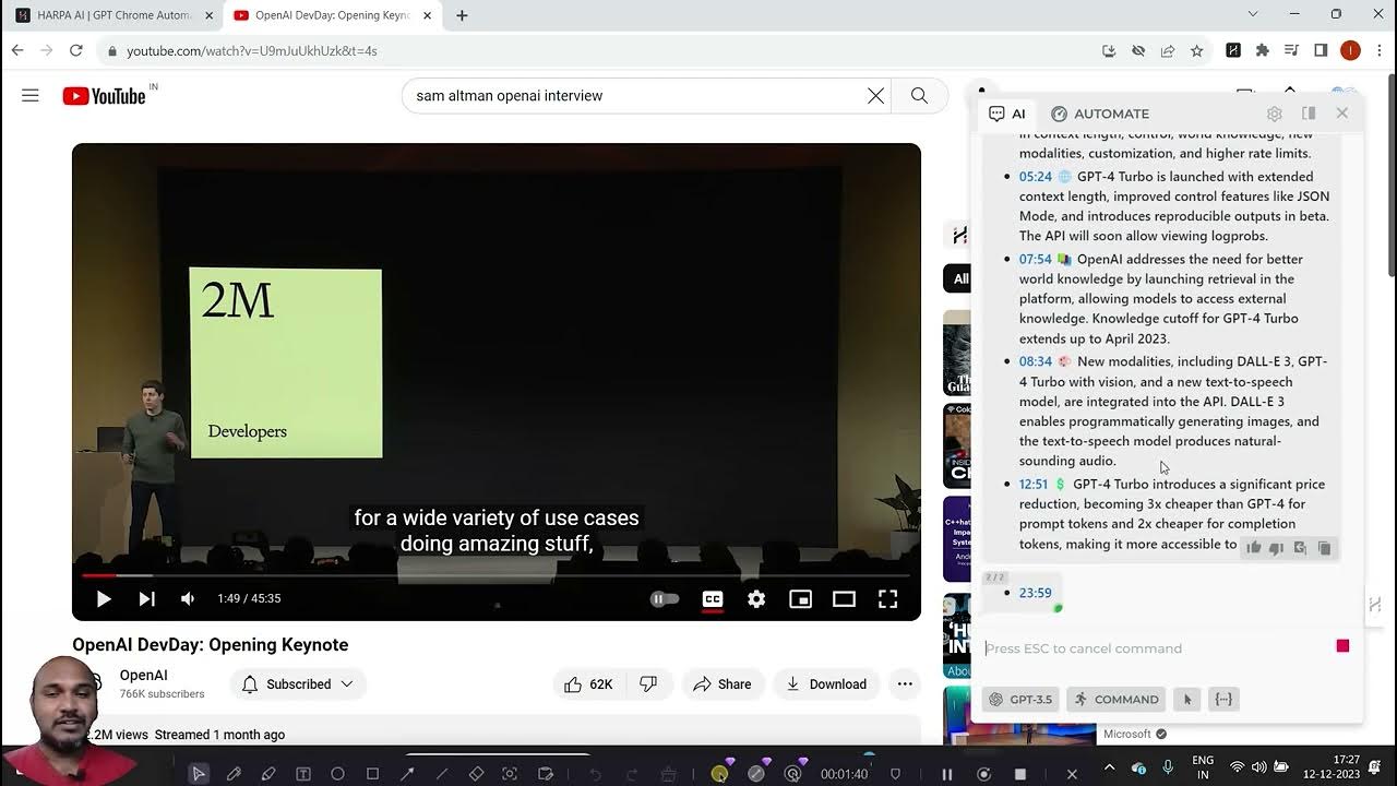 Best AI tool to get youtube video summary & insights - YouTube