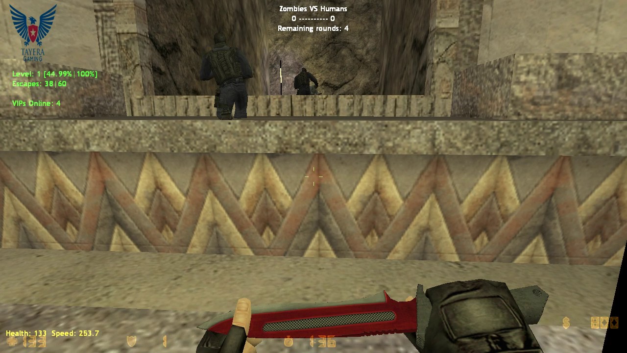 A ROUND OF CS:GO / 1.6, ZOMBIE ESCAPE MOD, COUNTER-STRIKE: GLOBAL ...