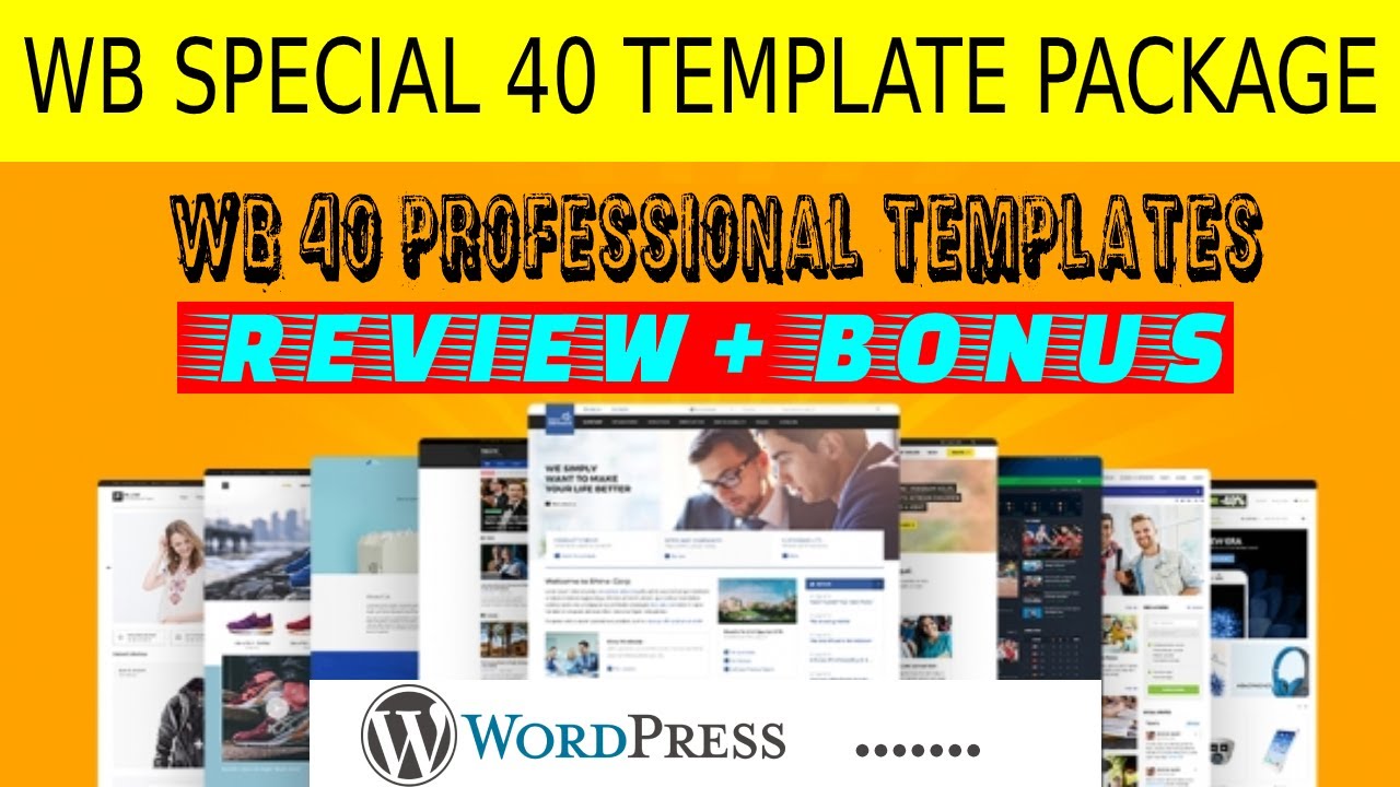 WB 40 Professional Templates 🎁WB SPECIAL 40 TEMPLATE PACKAGE🎁 best ...