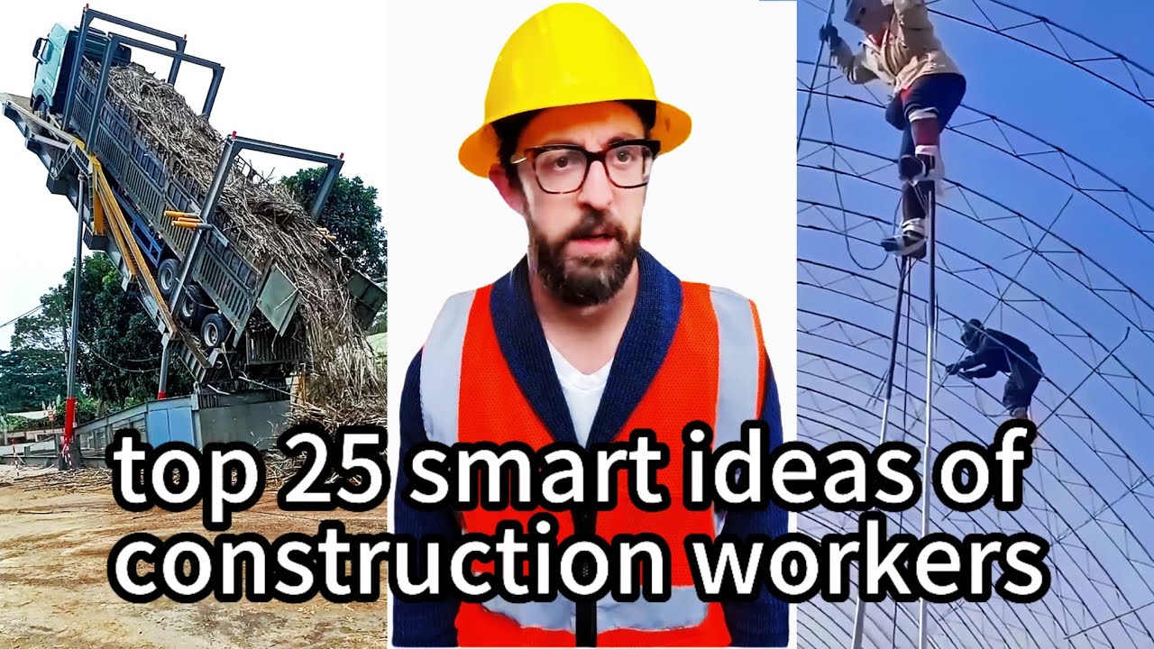 top 25 smart ideas of construction workers - YouTube
