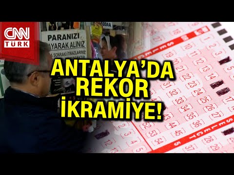 Çılgın Sayısal Loto’dan Antalya'da Rekor İkramiye! 6 Rakamı Bildi... | #Haber