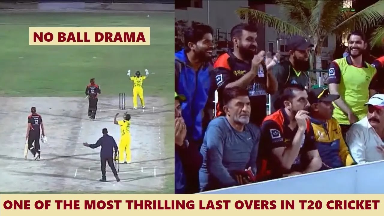 One of The Most Thrilling & Exciting Last Overs in A T20 Cricket Match ...