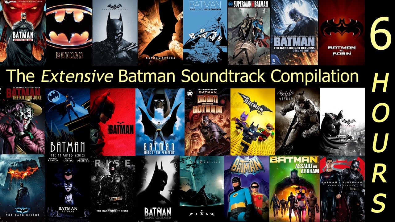 The Extensive Batman Soundtrack Compilation [6 Hours] - YouTube