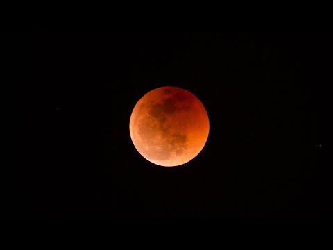 Totale Mondfinsternis Juli 2018 [4K Zeitraffer + Close-Up]