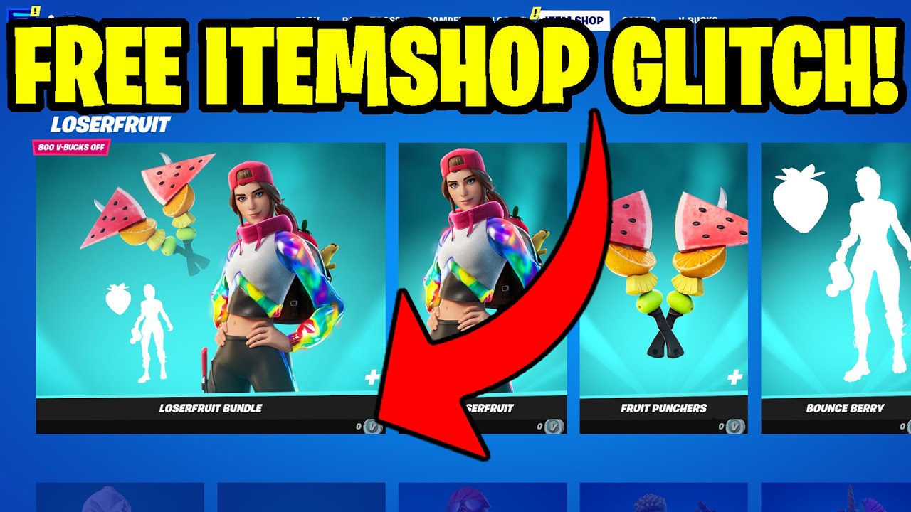 GLITCH! Free Item shop - YouTube