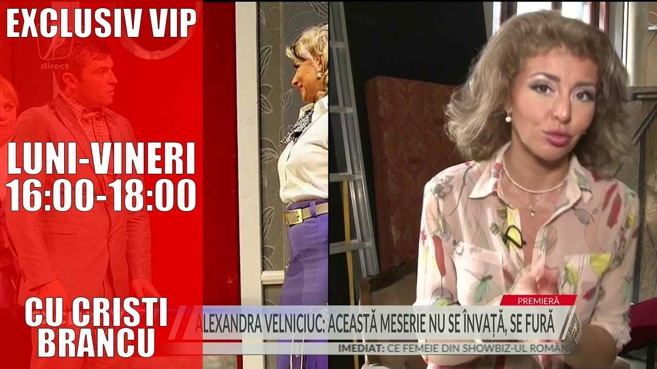 ALEXANDRA VELNICIUC, POVEȘTI DIN SPATELE CORTINEI: "MESERIA DE ACTOR NU ...